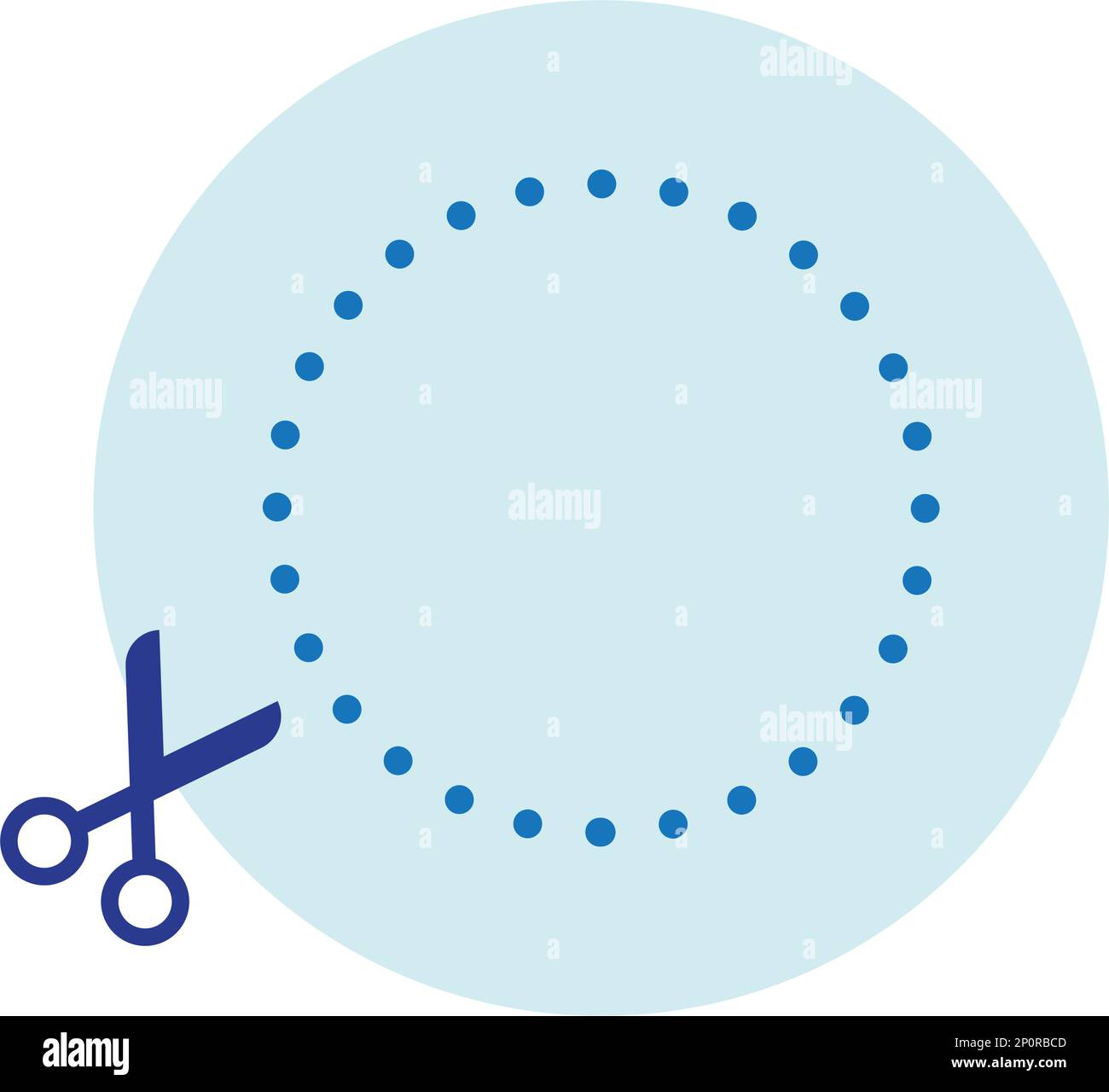 Cutting practice activites circle shape symbol element for preschool ...