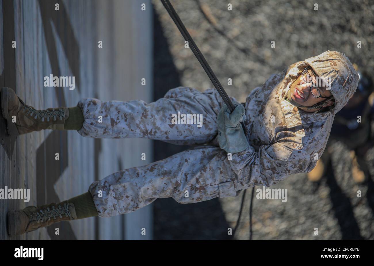 Recruits with Lima Company, 3rd Recruit Training Battalion, tackle the ...