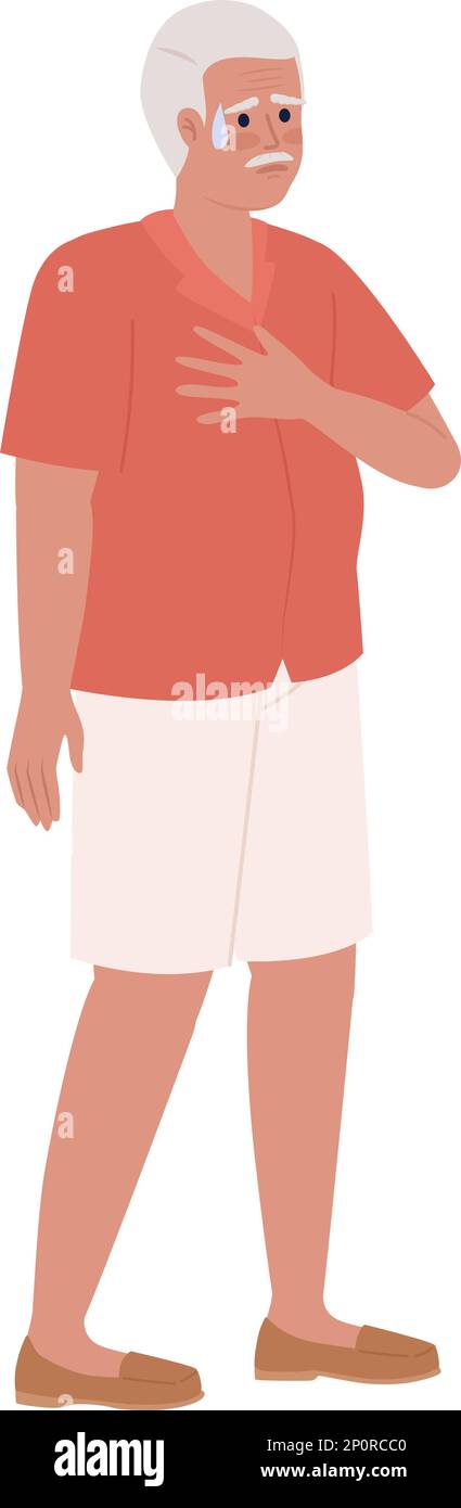 Chest pain cartoon character hi-res stock photography and images - Alamy