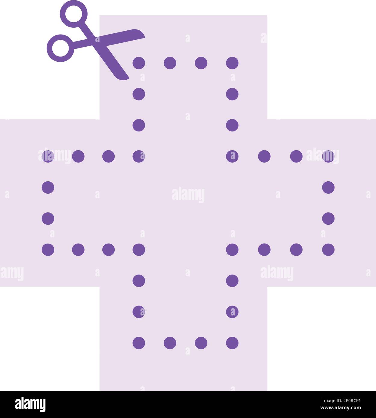 Cutting practice activites cross shape symbol element for preschool ...