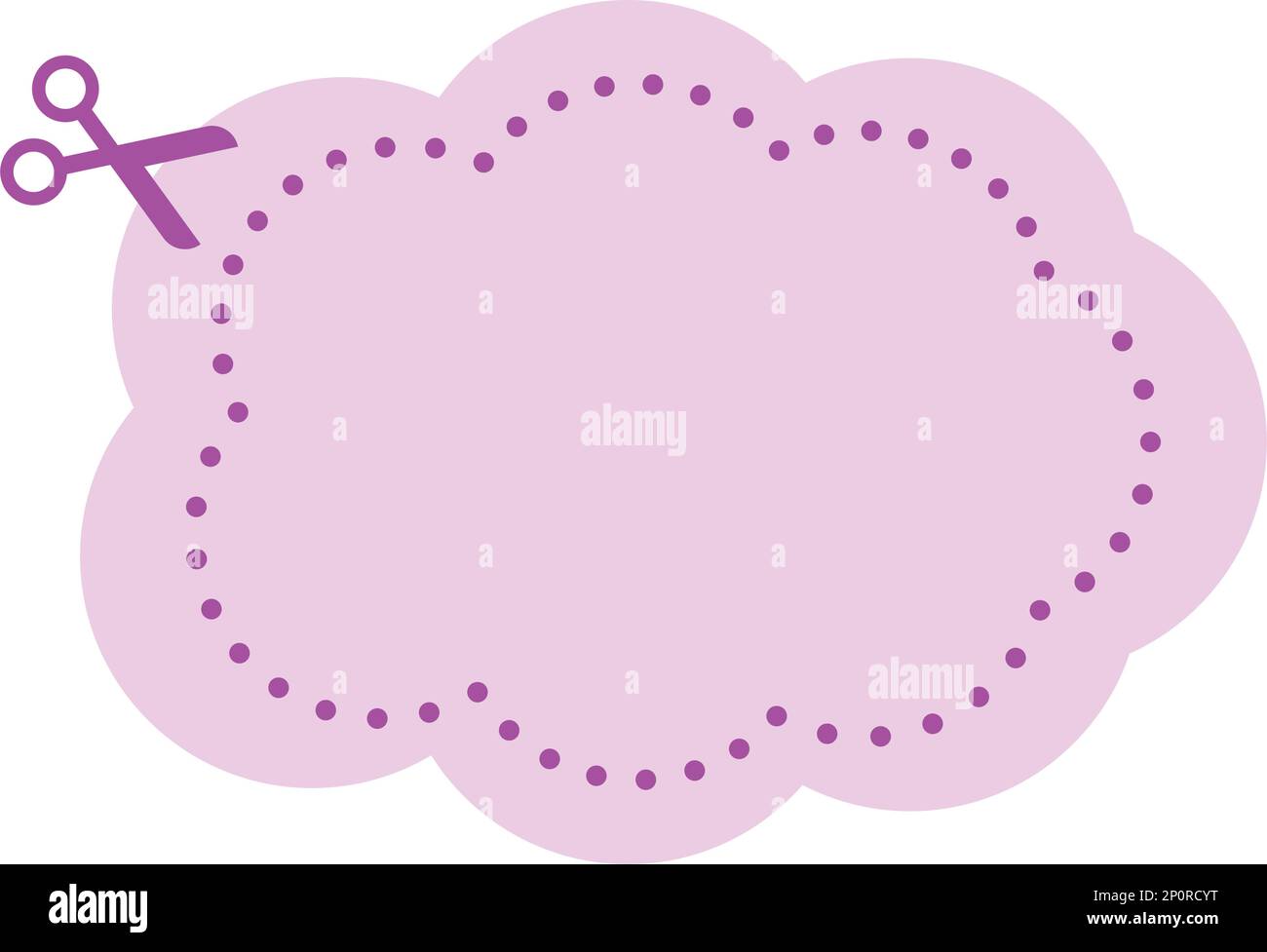 Cutting practice activites cloud shape symbol element for preschool ...