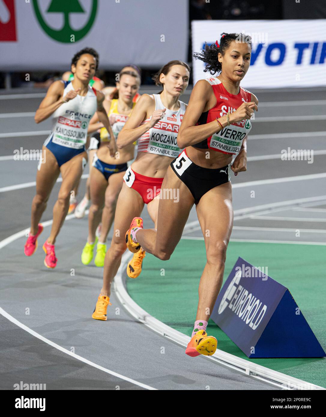 Istanbul, Türkiye. 03/03/2023, Audrey Werro of Switzerland competing in ...