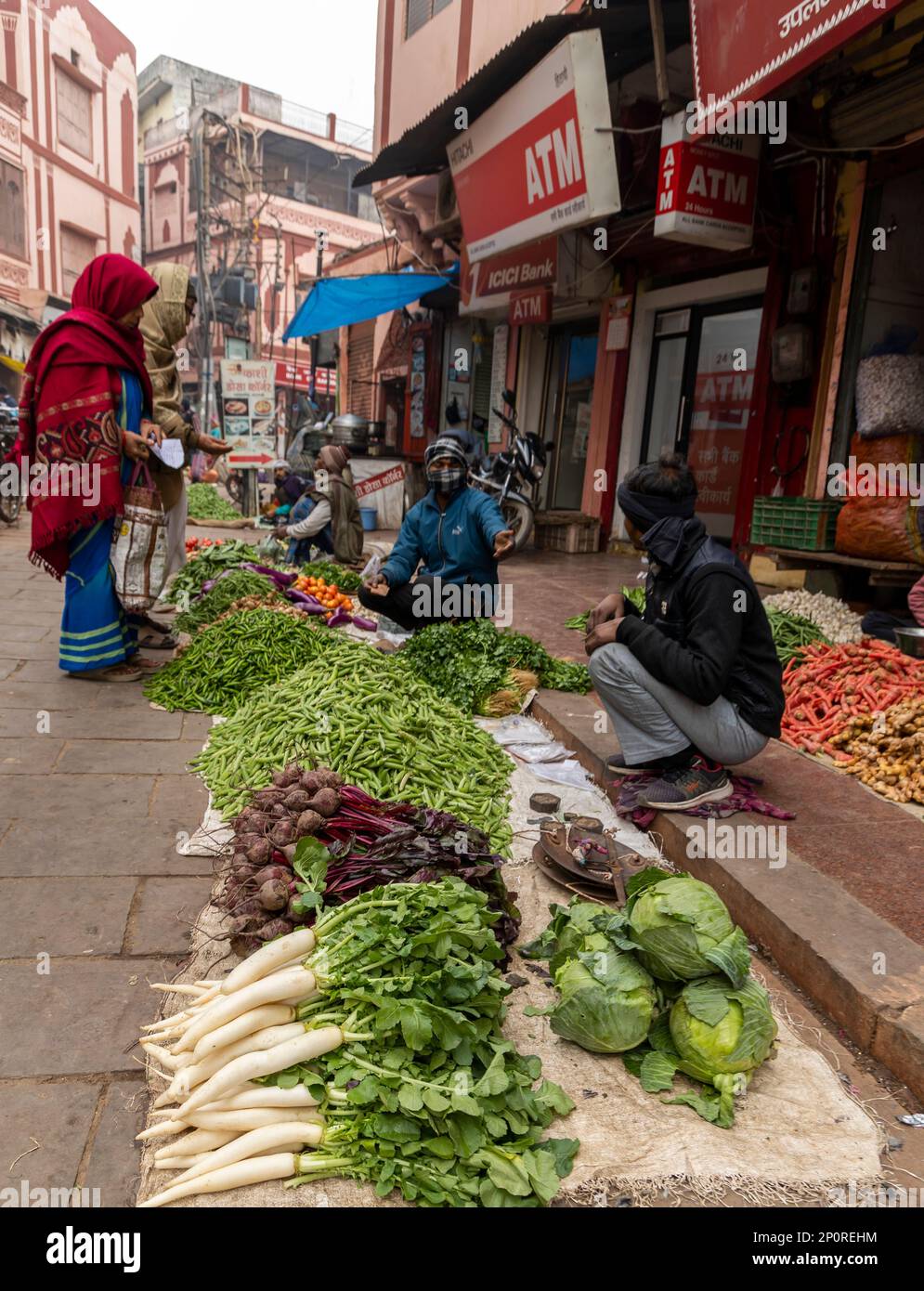 Street life of common people from Varanasi city, India Stock Photo - Alamy