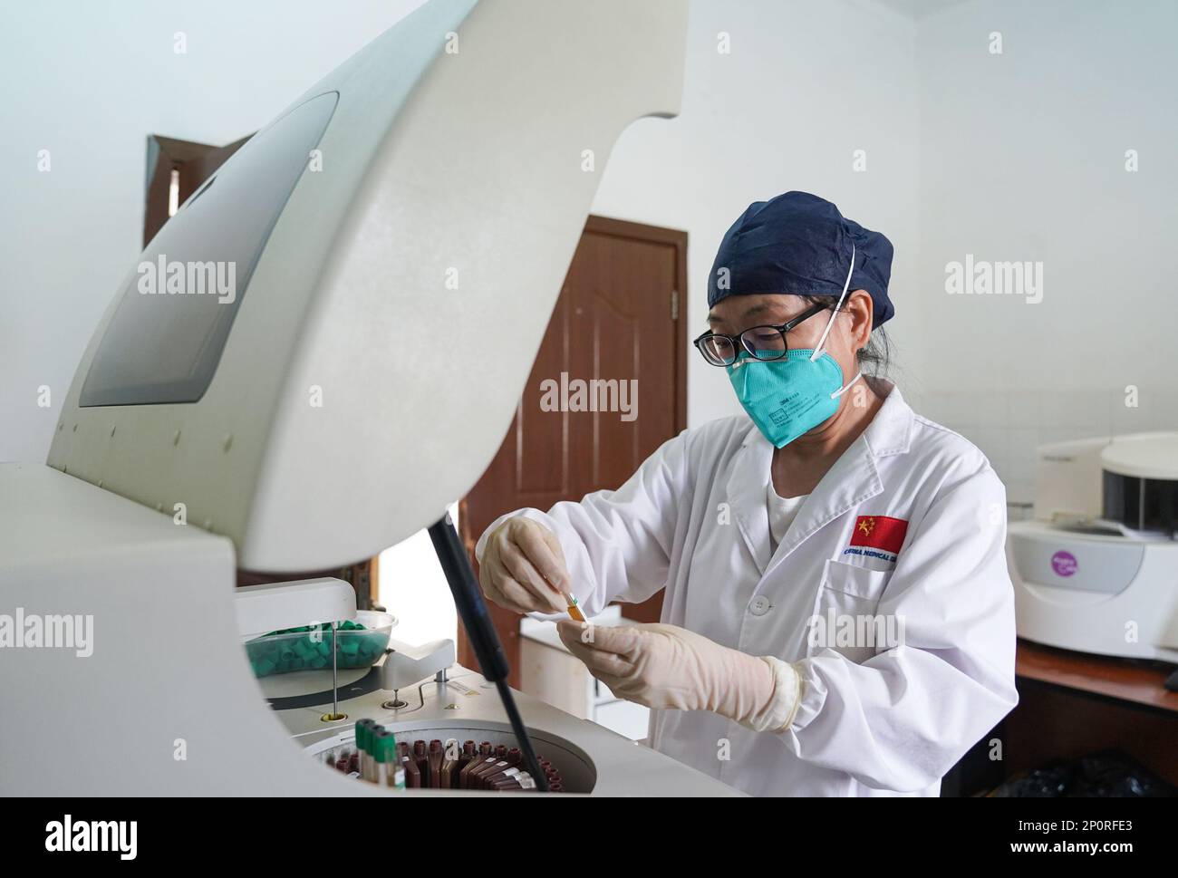 Djibouti City, Djibouti. 28th Feb, 2023. Han Junying, a member of the ...