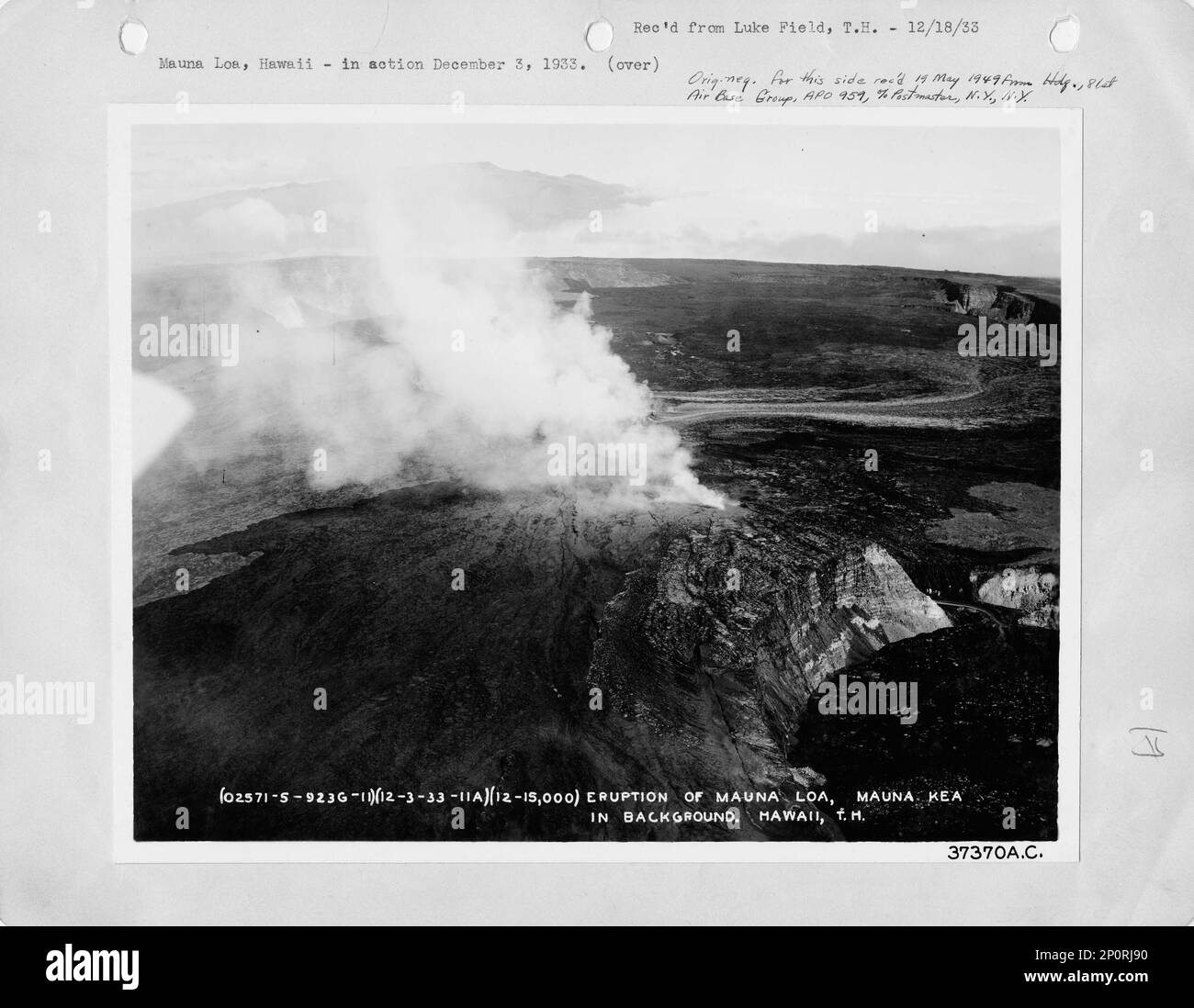Mauna loa aerial Black and White Stock Photos & Images - Alamy