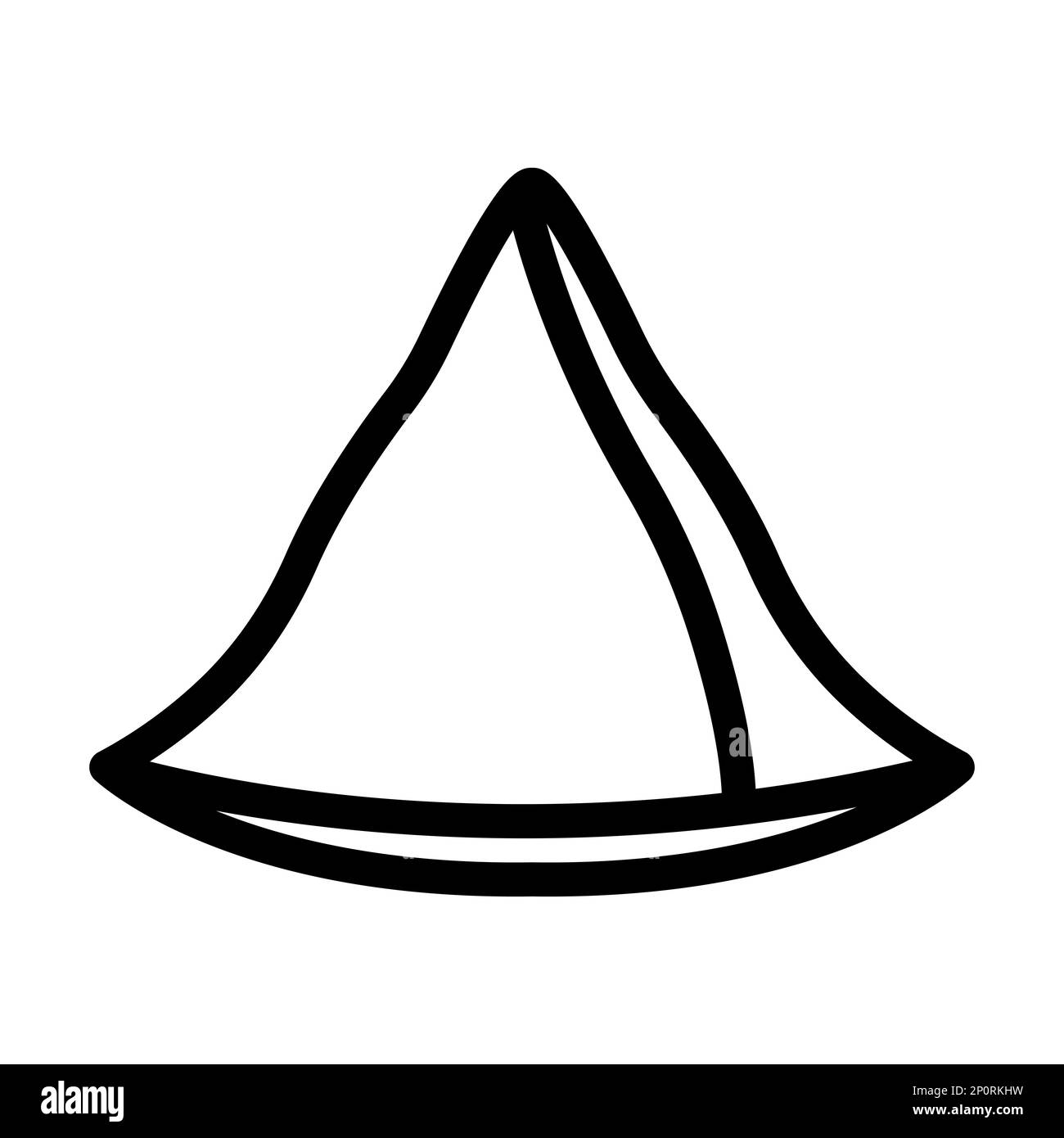 Samosa vector Black and White Stock Photos & Images - Alamy