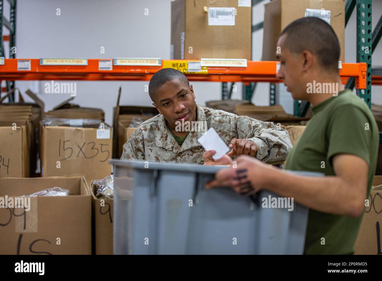 A U.S. Marine Corps recruit with Mike Company, 3rd Recruit Training ...
