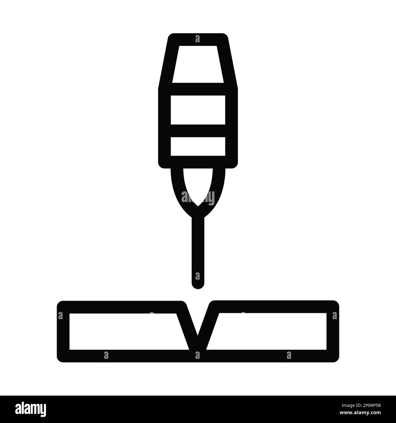 Lasers Vector Thick Line Icon For Personal And Commercial Use Stock ...