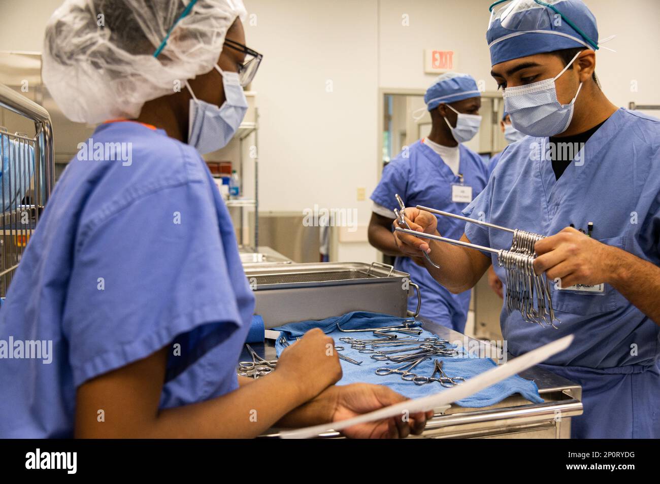 68D operating room specialist students assigned to the U.S. Army ...