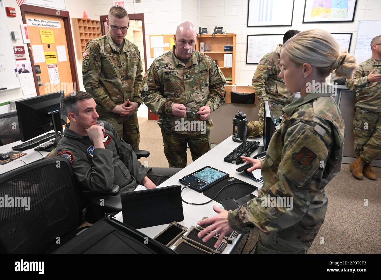 U.S. Air Force Senior Master Sergeant Danelle Card (right), of the ...