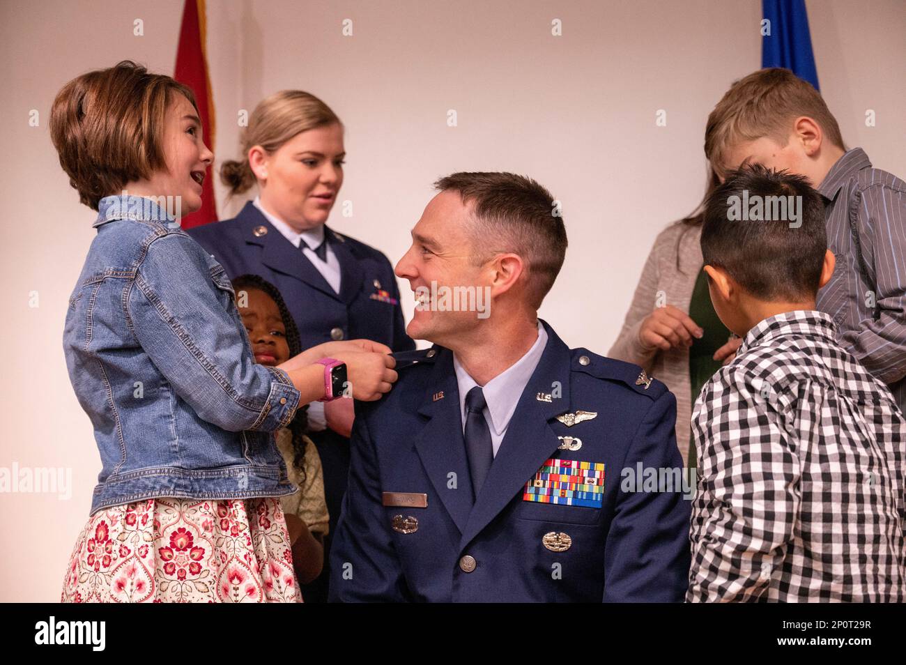 Lt. Col. Travis Hawks, chief of aerospace medicine for the 139th ...