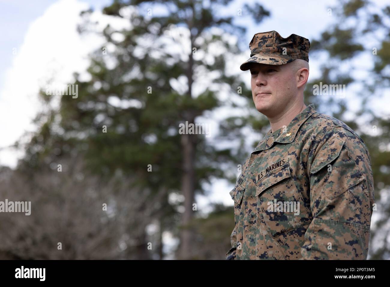 U.S. Marine Corps Maj. Michael S. Flurry, a future operations planner ...