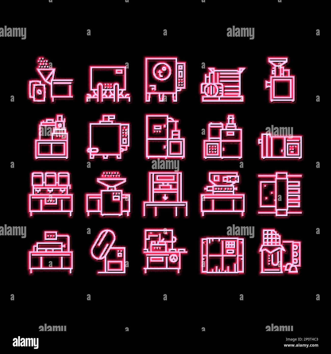 Chocolate tempering machine Stock Vector Images - Alamy