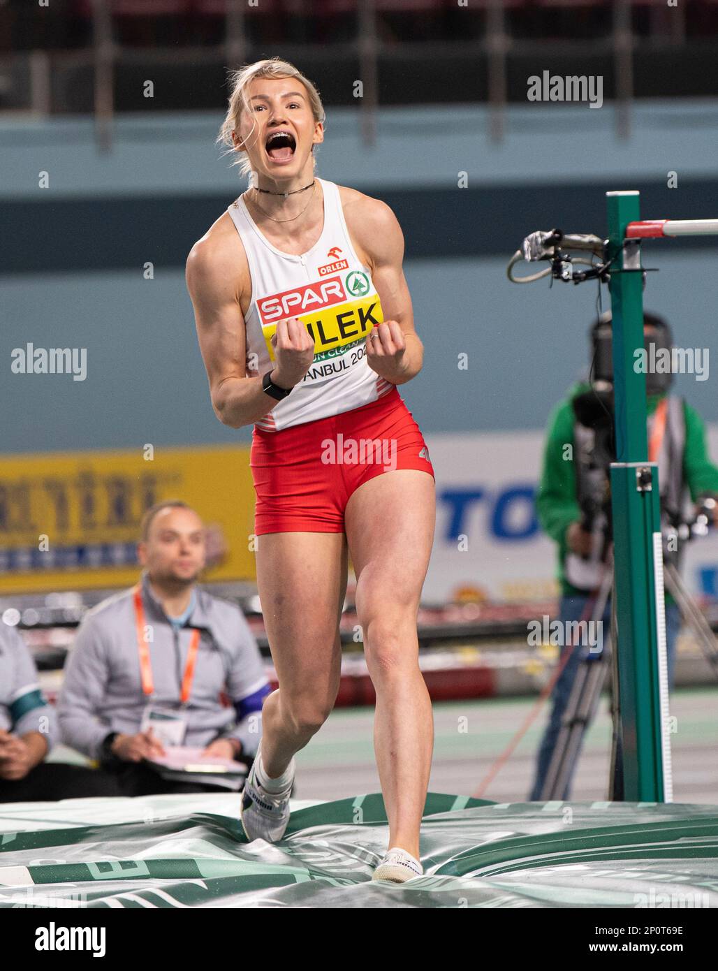 Istanbul, Türkiye. 03/03/2023, Adrianna Sullek of Poland competing in ...