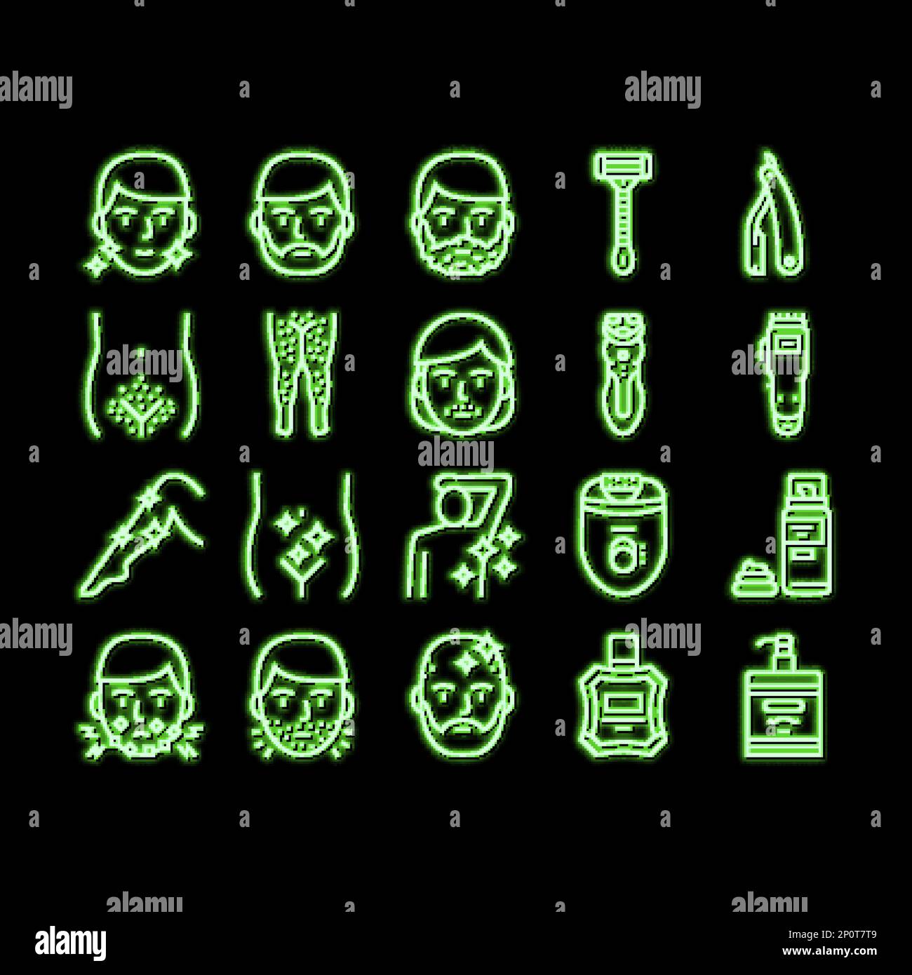 Bearded lady woman shave hi-res stock photography and images - Alamy