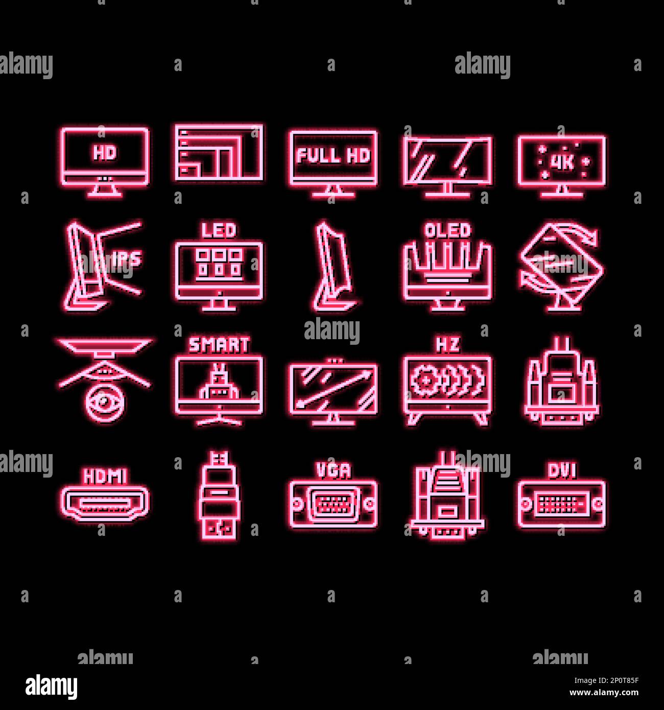 Ips monitor Stock Vector Images - Alamy