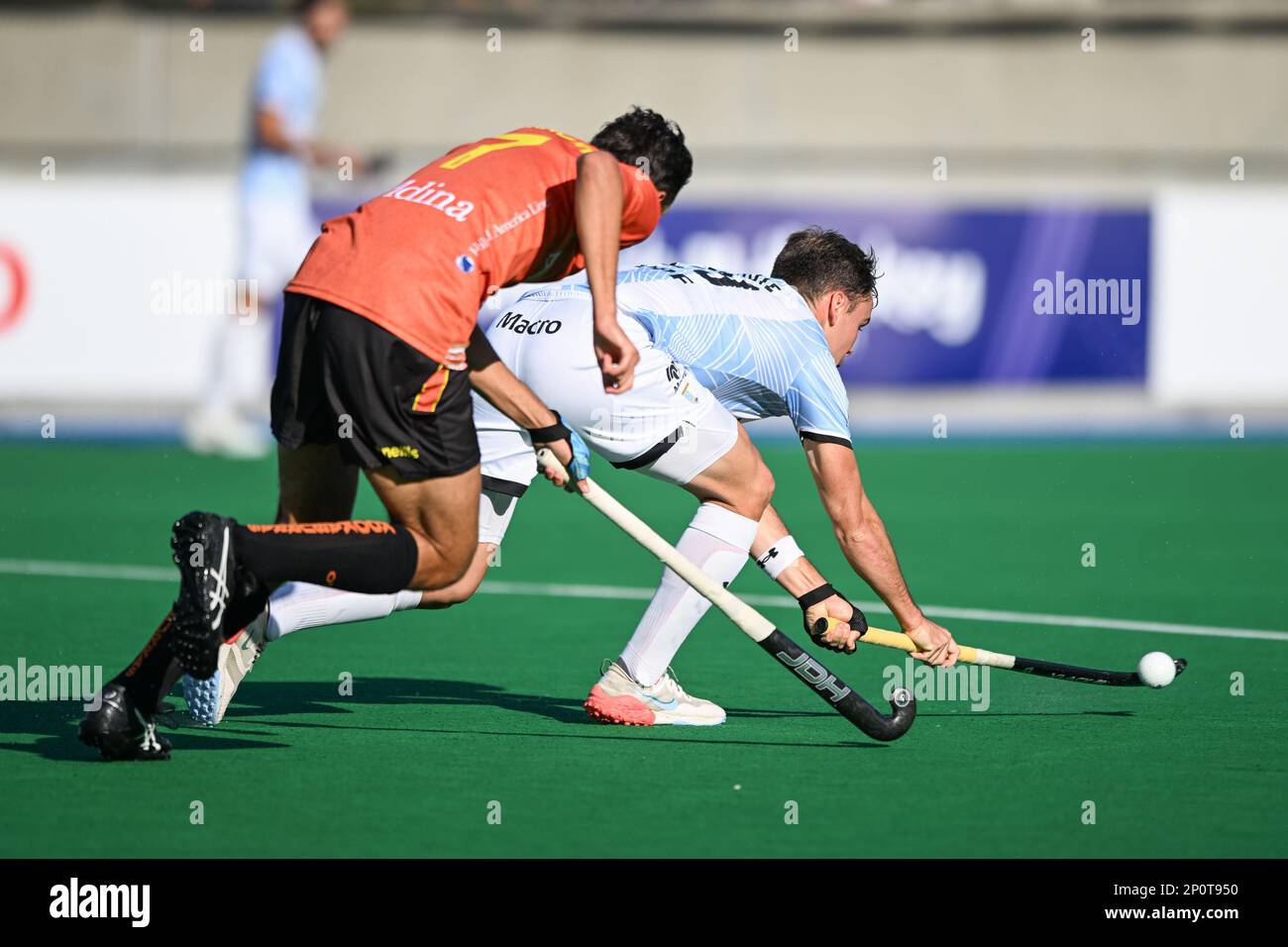 Hobart, Australia. 03rd Mar, 2023. Nathan Ephraums (L) of Australia ...