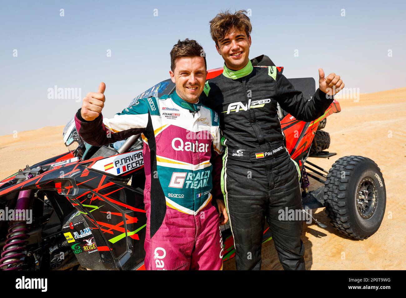 Abu Dhabi - 03/03/2023, 401 NAVARRO Pau (spa), CAZALET François (fra ...