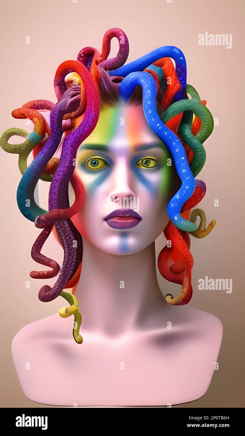 Gorgon medusa beautiful hi-res stock photography and images - Alamy