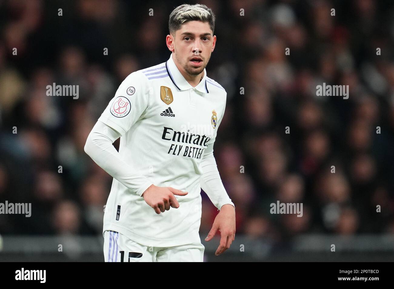 Fede Valverde of Real Madrid during the Copa del Rey match between Real ...