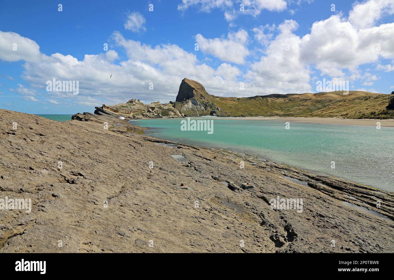 Castle Rock bay - New Zealand Stock Photo - Alamy