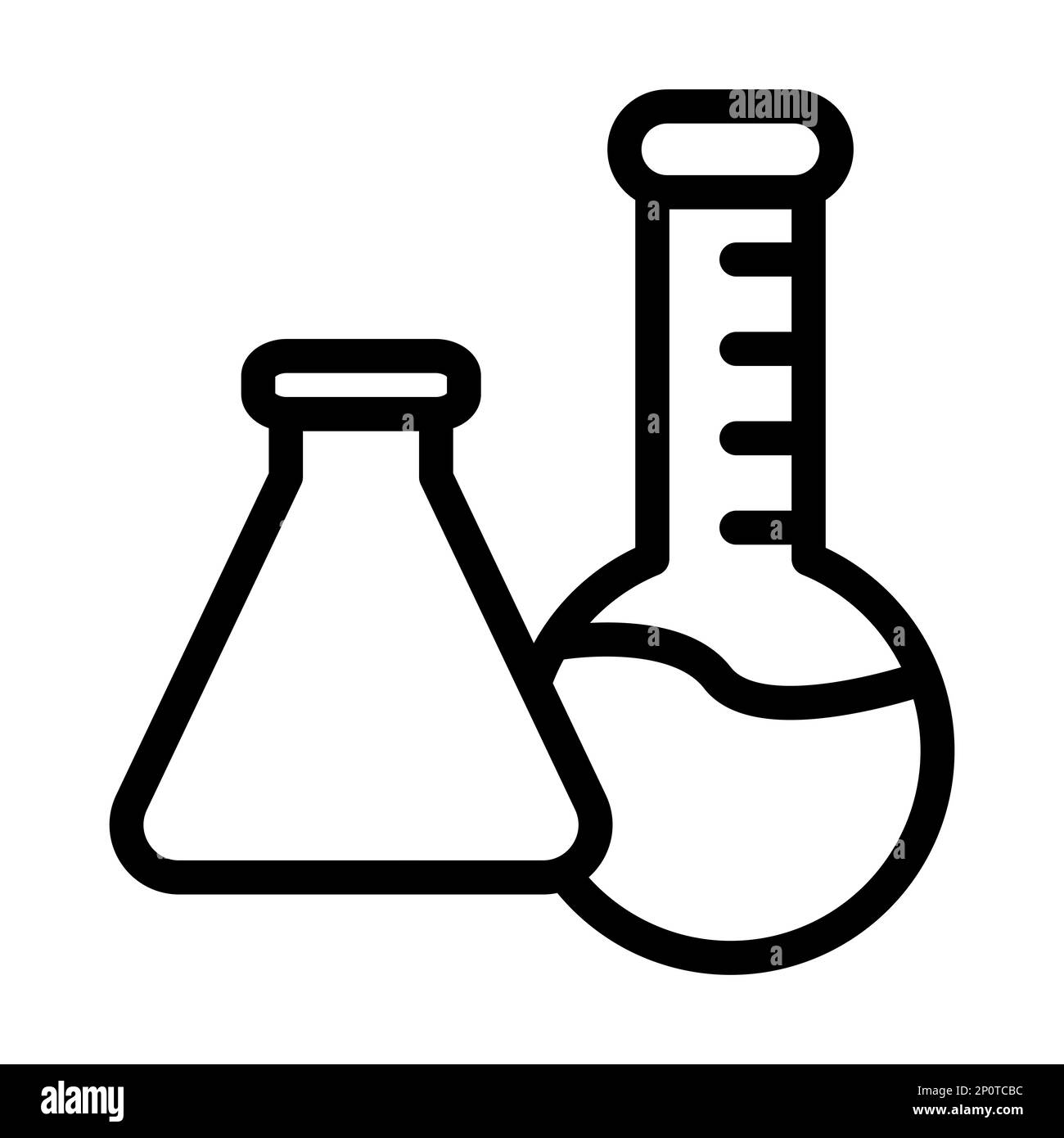 Lab Vector Thick Line Icon For Personal And Commercial Use Stock Photo ...