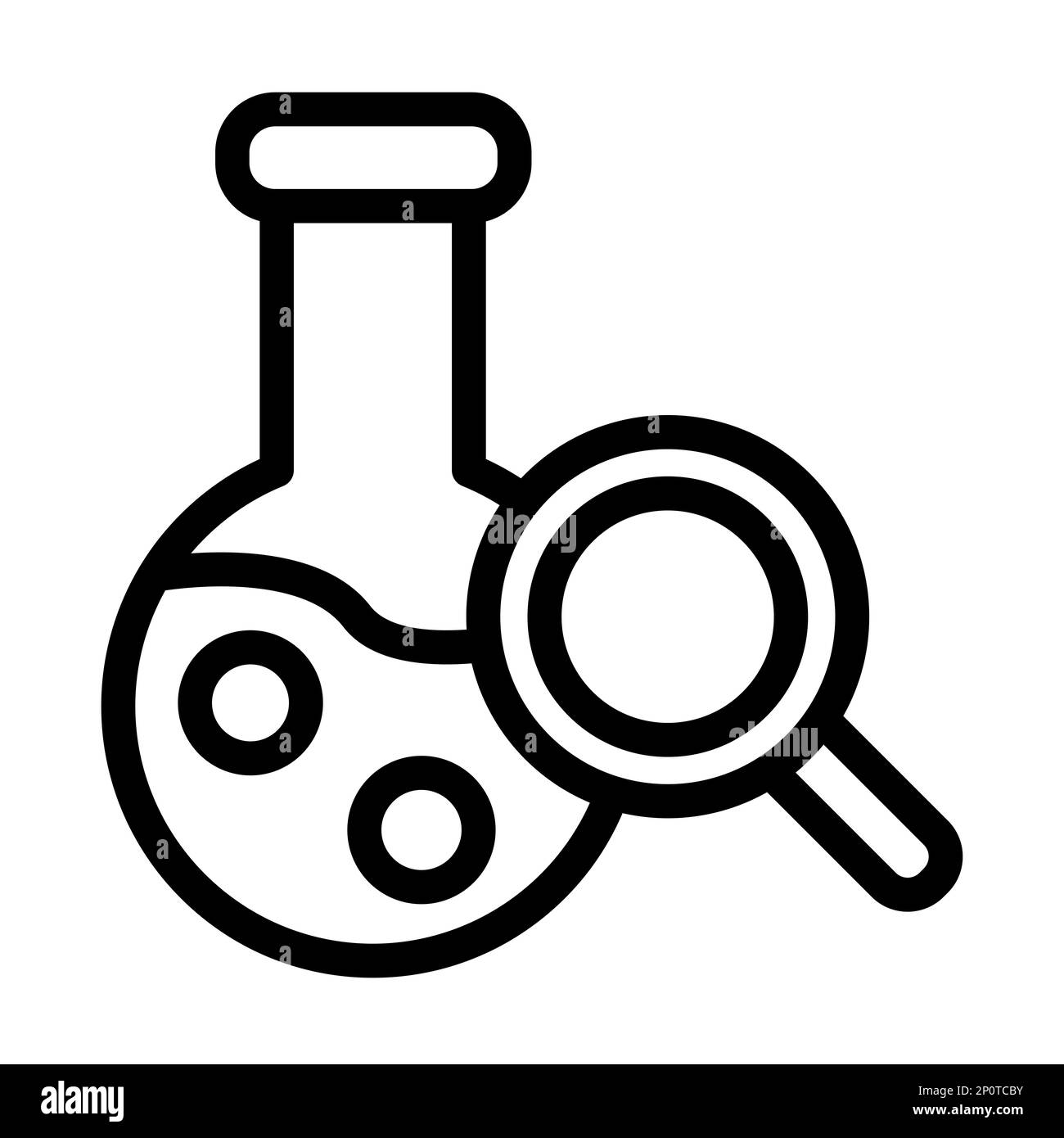 Research Vector Thick Line Icon For Personal And Commercial Use Stock Photo - Alamy
