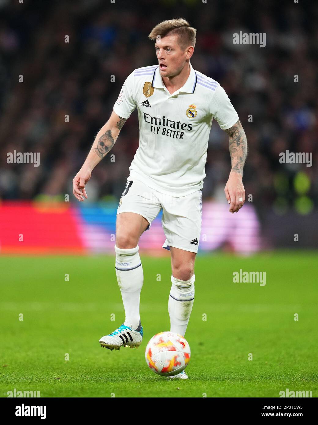 Toni Kroos of Real Madrid during the Copa del Rey match between Real ...