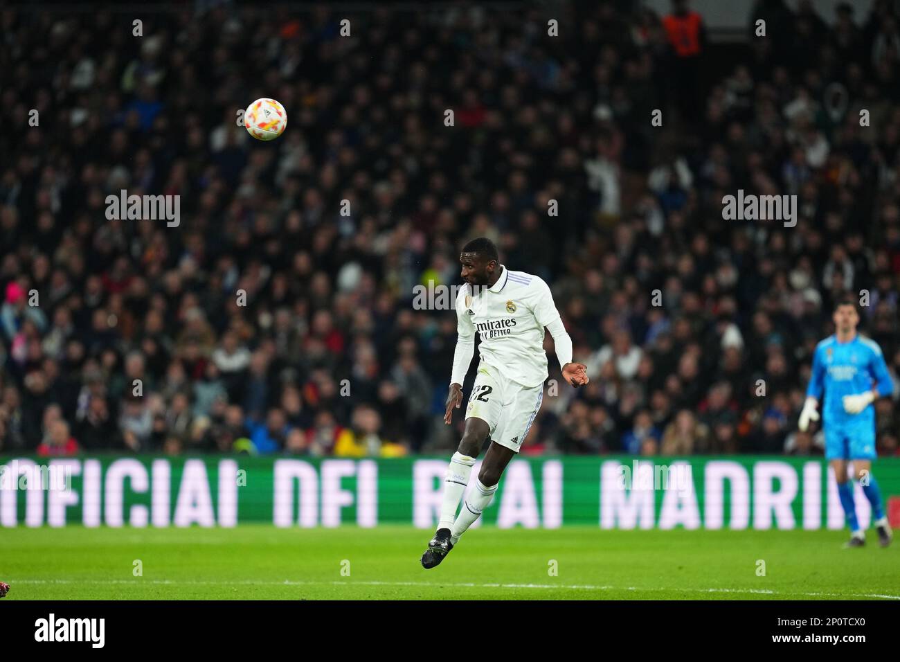 Antonio Rudiger of Real Madrid during the Copa del Rey match between ...