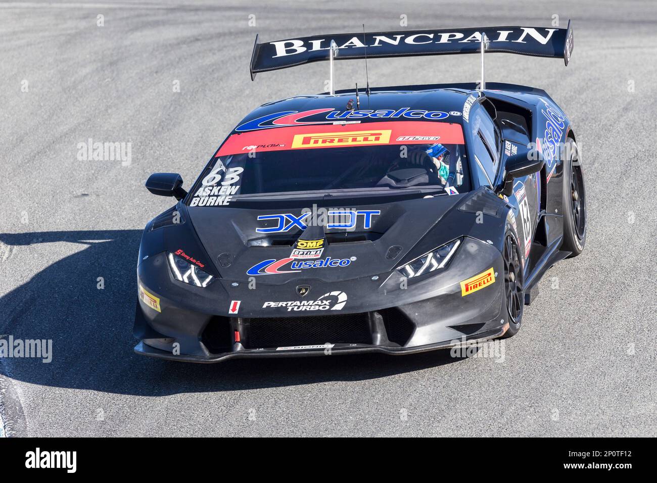 October 8, 2016: Driver team David Askew/James Burke (#63) in a SprintX ...