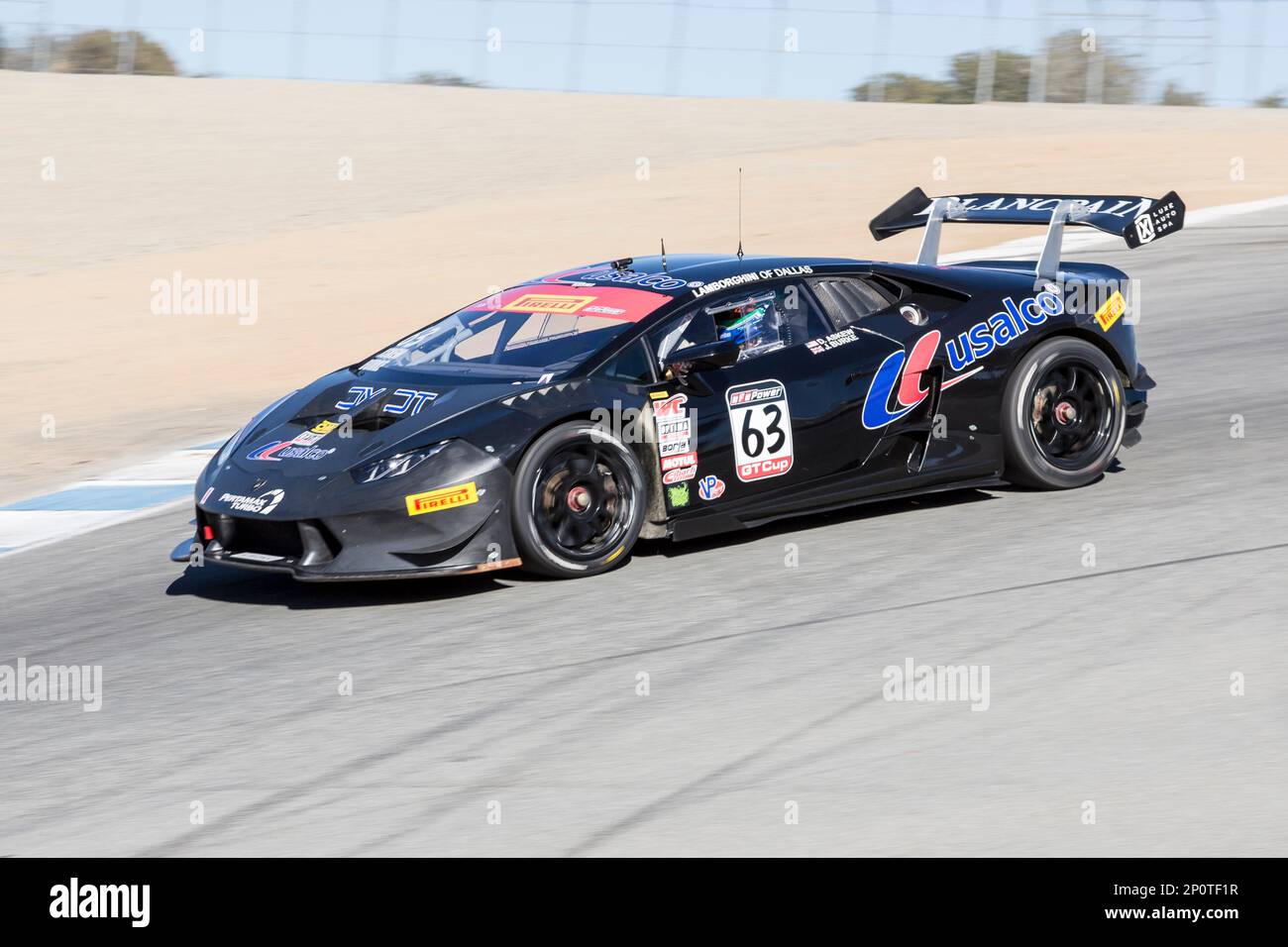 October 8, 2016: Driver team David Askew/James Burke (#63) in a SprintX ...