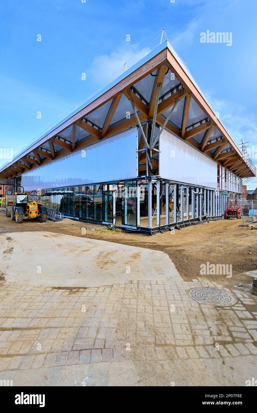 New transport bus metro hub being built and nearing completion at North ...