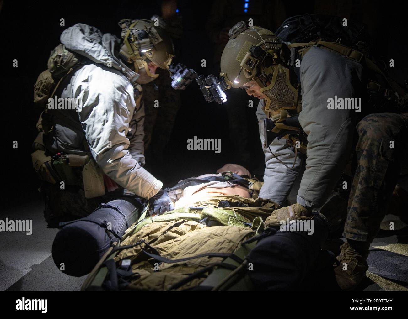 U.S. Navy Corpsmen with the Maritime Special Purpose Force (MSPF), 26th ...