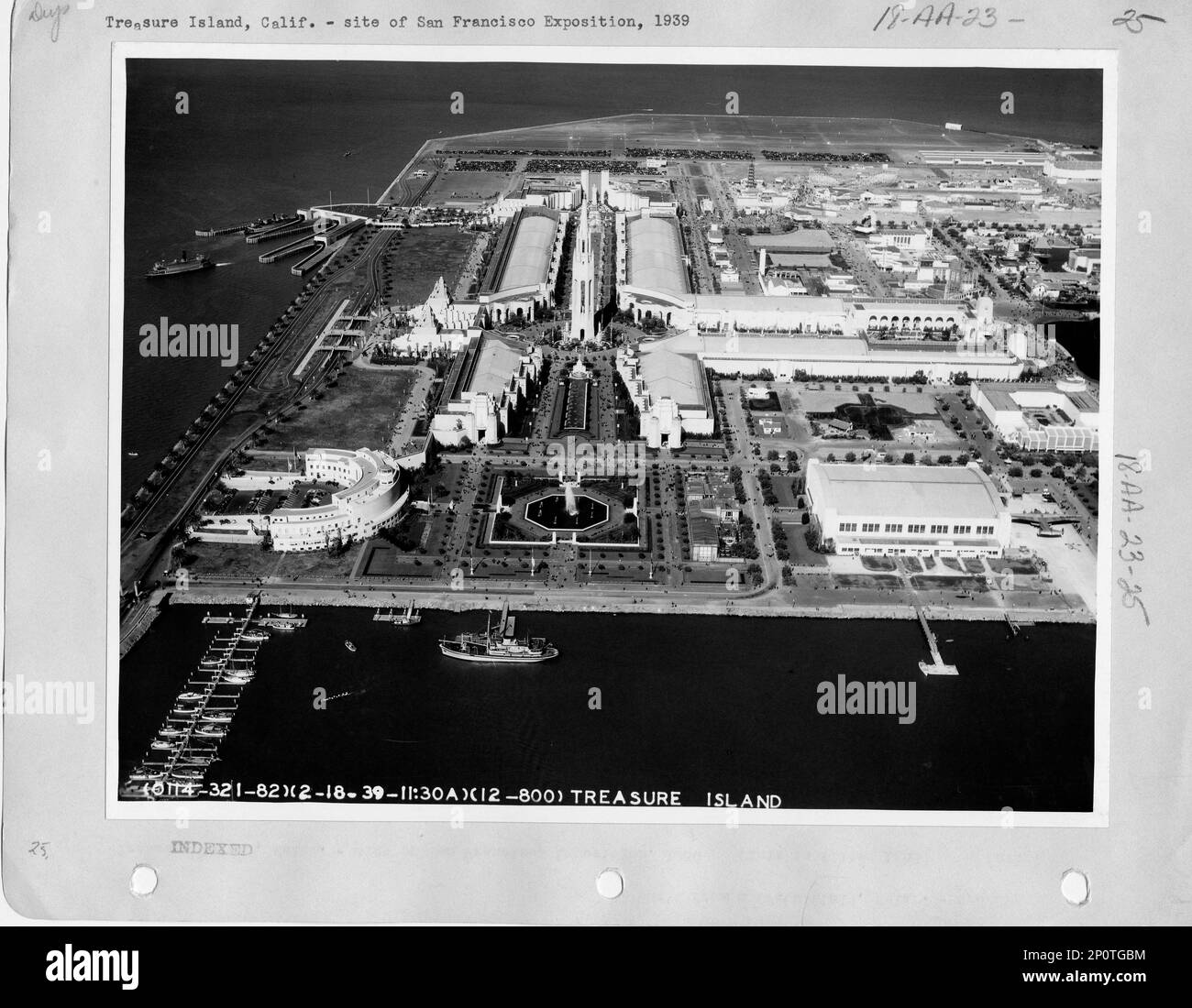California - Treasure Island, Aerial Photograph Stock Photo - Alamy