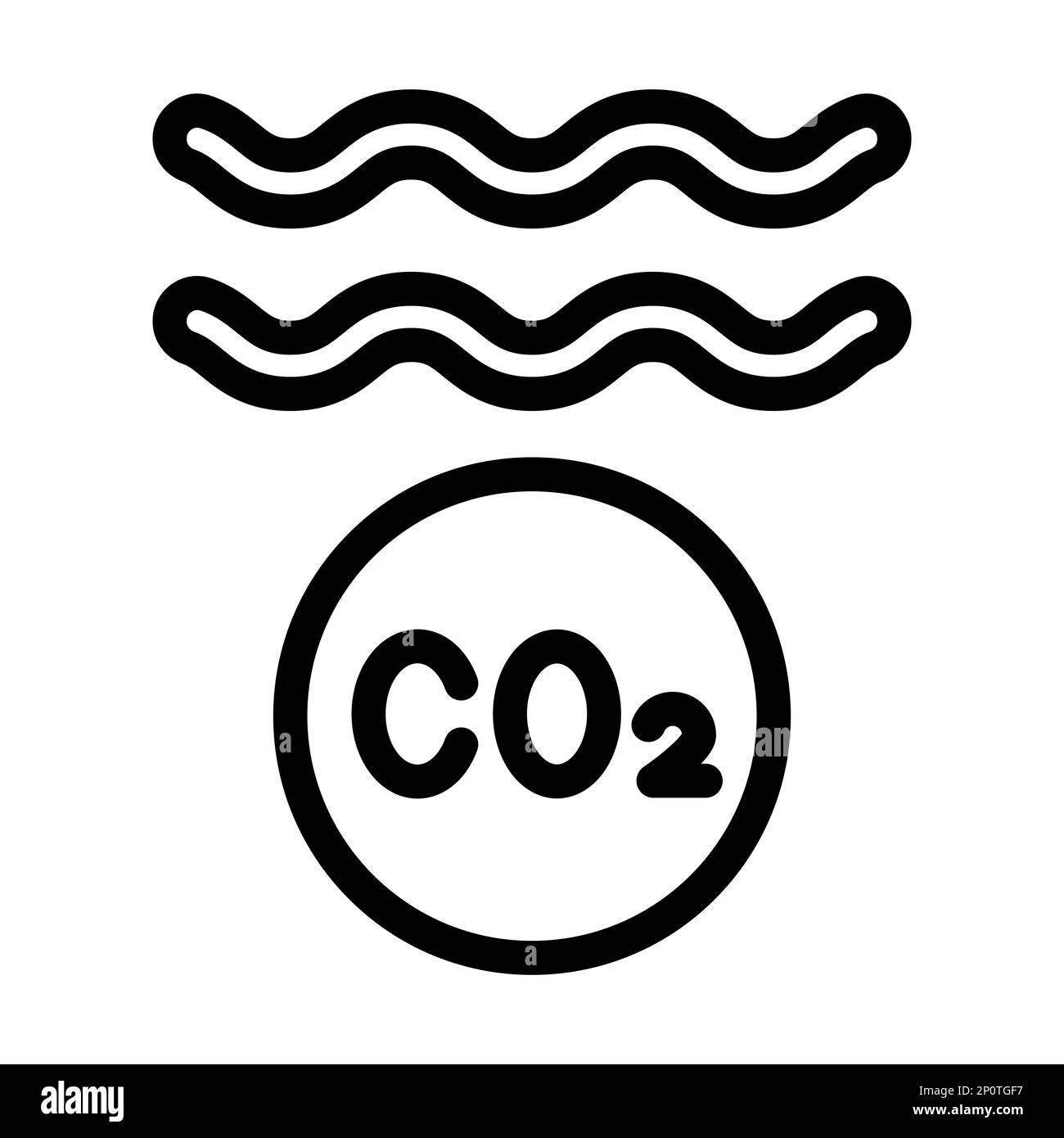 Ocean Acidity Vector Thick Line Icon For Personal And Commercial Use Stock Photo - Alamy