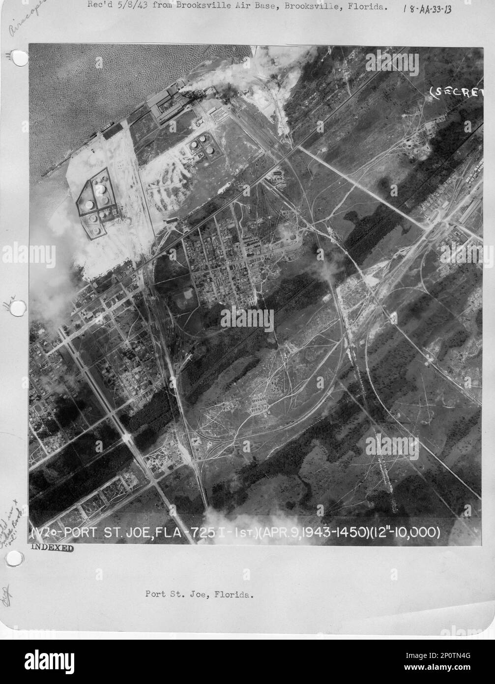 Florida - Port St. Joe, Aerial Photograph Stock Photo - Alamy