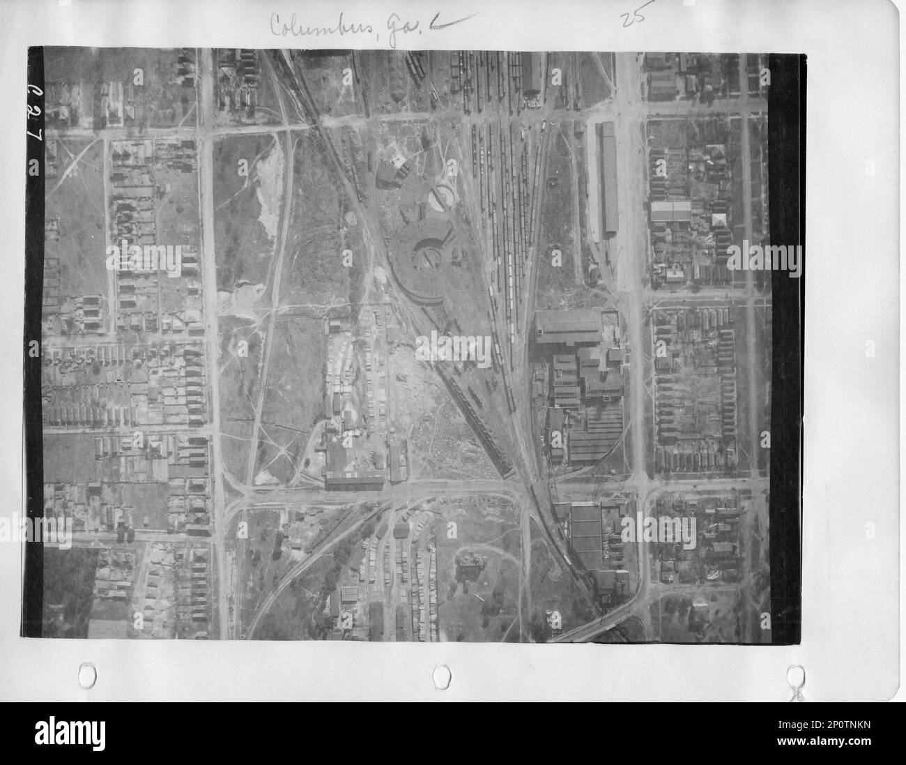 Georgia - Columbus, Aerial Photograph Stock Photo - Alamy