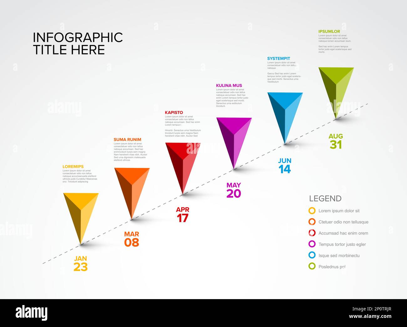 Simple Infographic Timeline