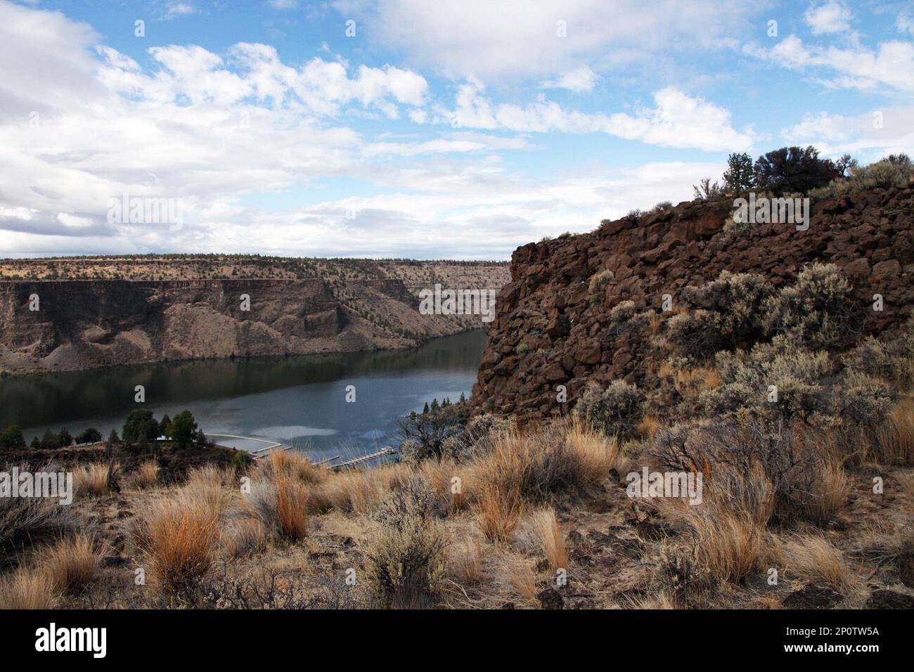 The Island, situated in the middle of Cove Palisades State Park in ...