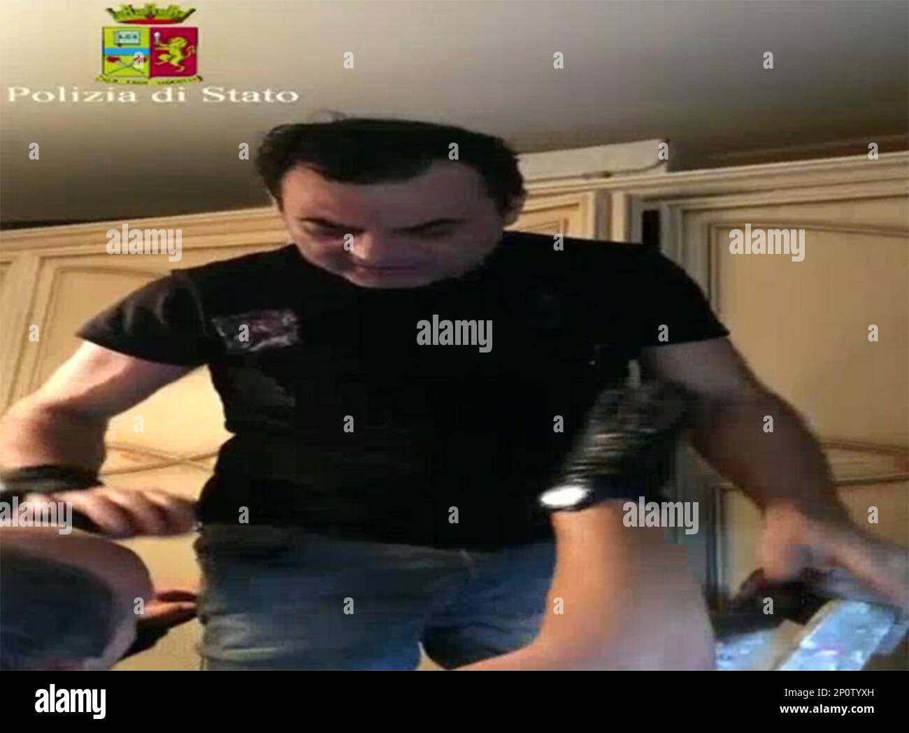 In this image taken from a video fugitive ‘Ndrangheta mob boss Antonio ...