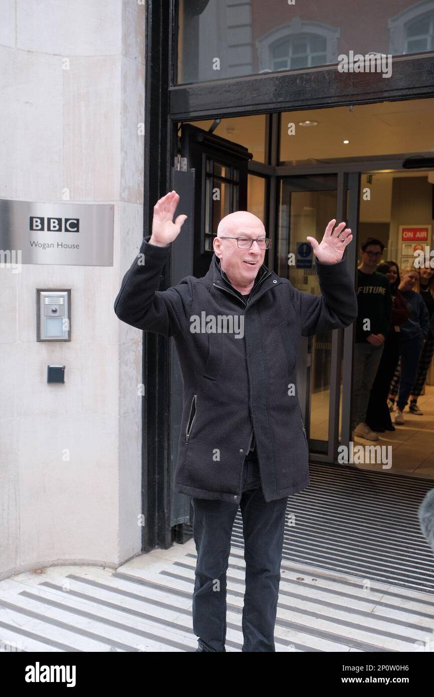 London, UK, 03/03/2023, Ken Bruce leaves BBC Radio 2 for the last time ...