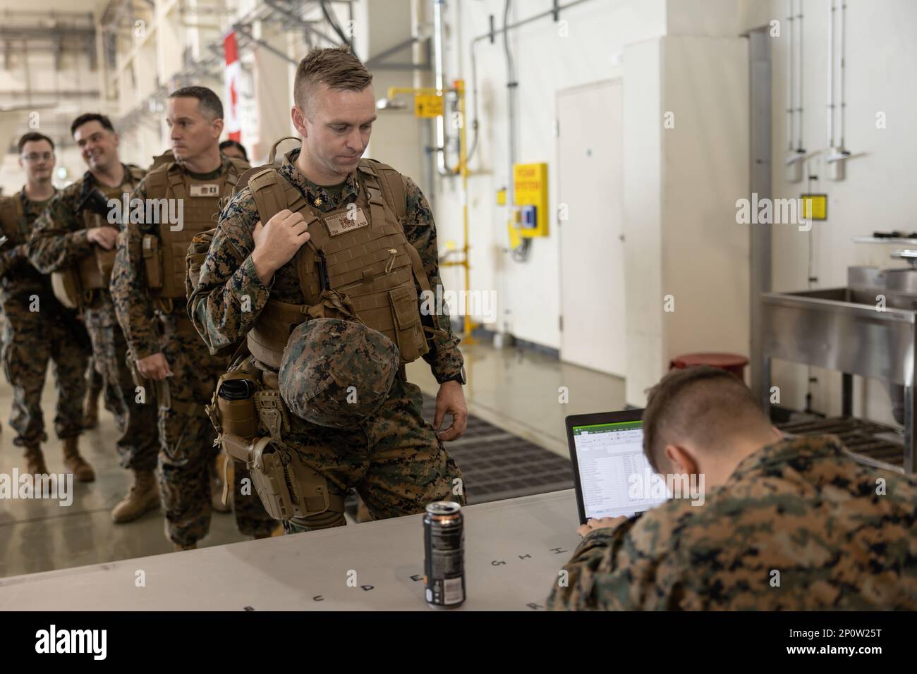 U.S. Navy Lt. Cmdr. John Haggerty with 3rd Marine Logistics Group (MLG ...