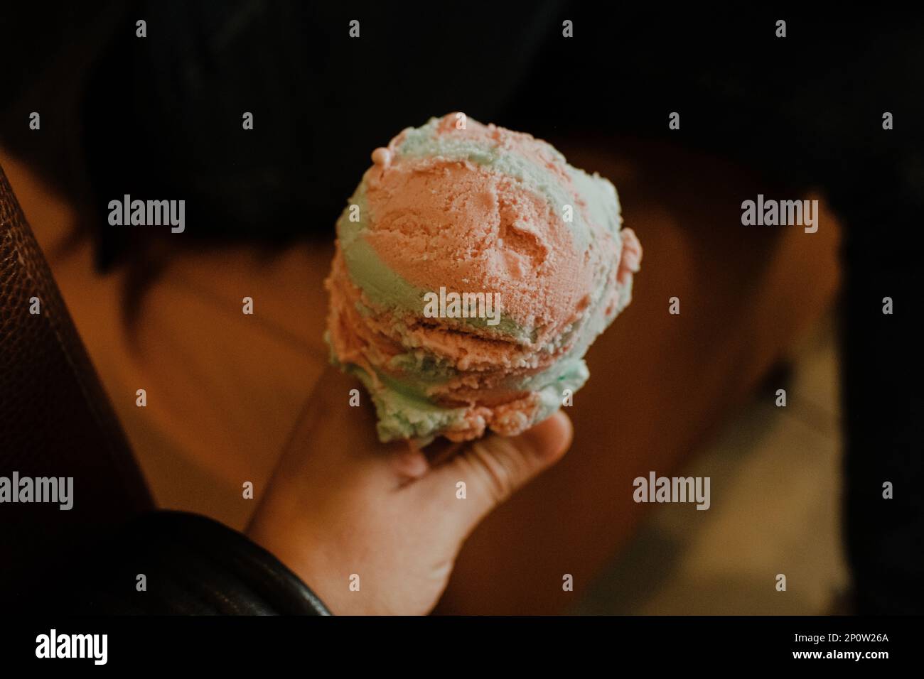 Melty ice cream cone hi-res stock photography and images - Alamy