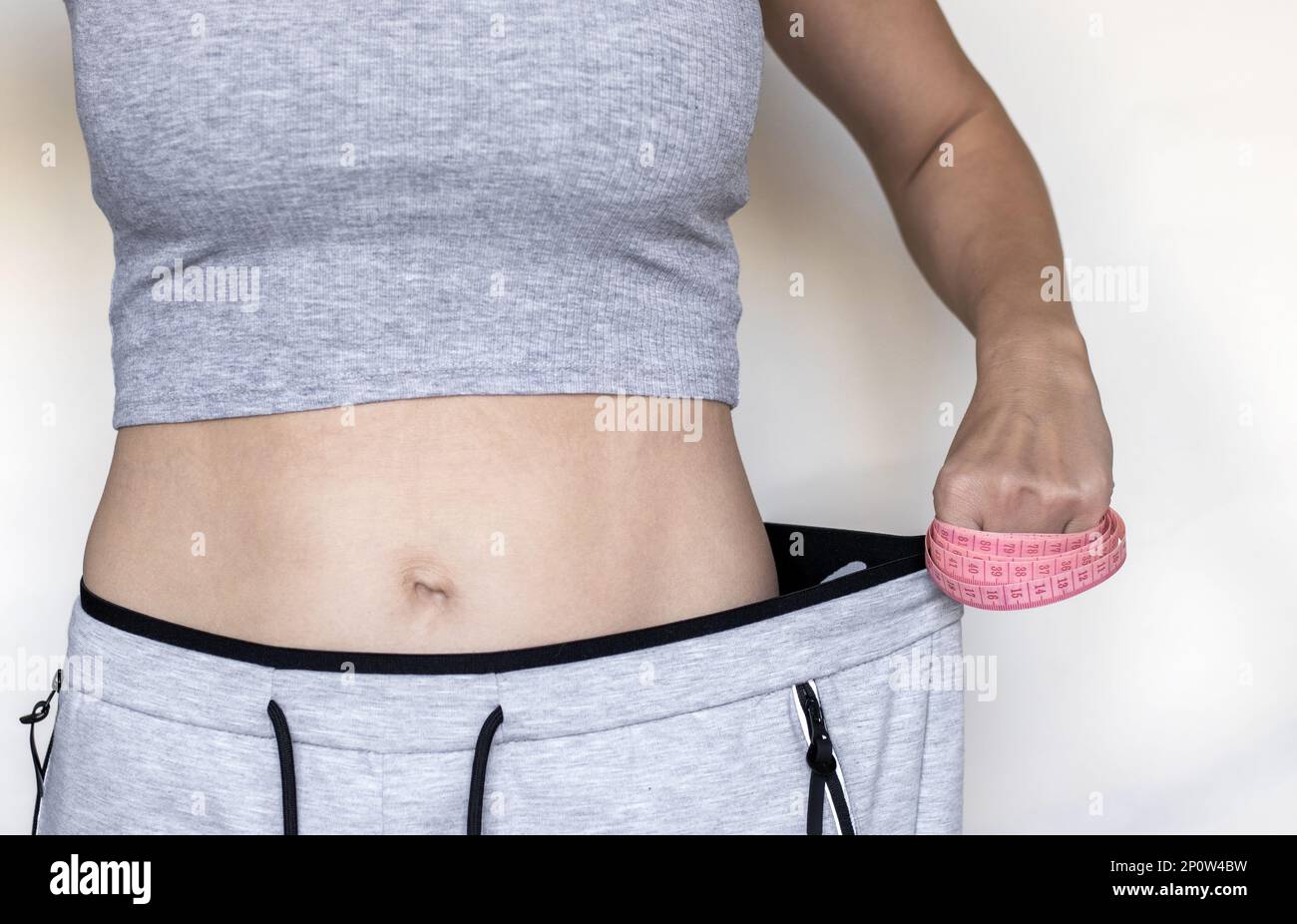 weight loss nutrition get slim fit concept Stock Photo - Alamy