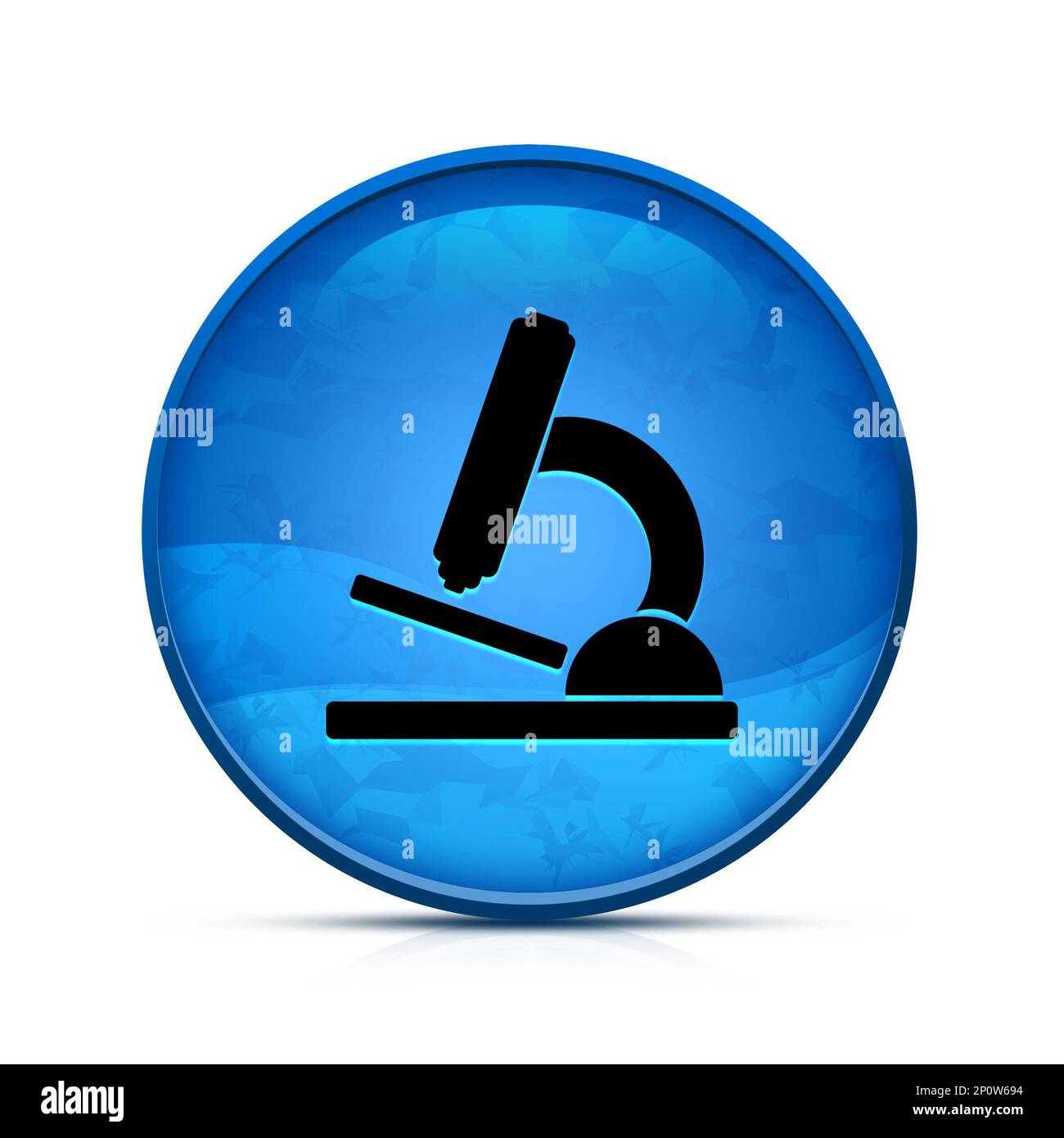 Microscope icon on classy splash blue round button Stock Photo - Alamy Microscope icon on classy splash blue round button Stock Photo - Alamy