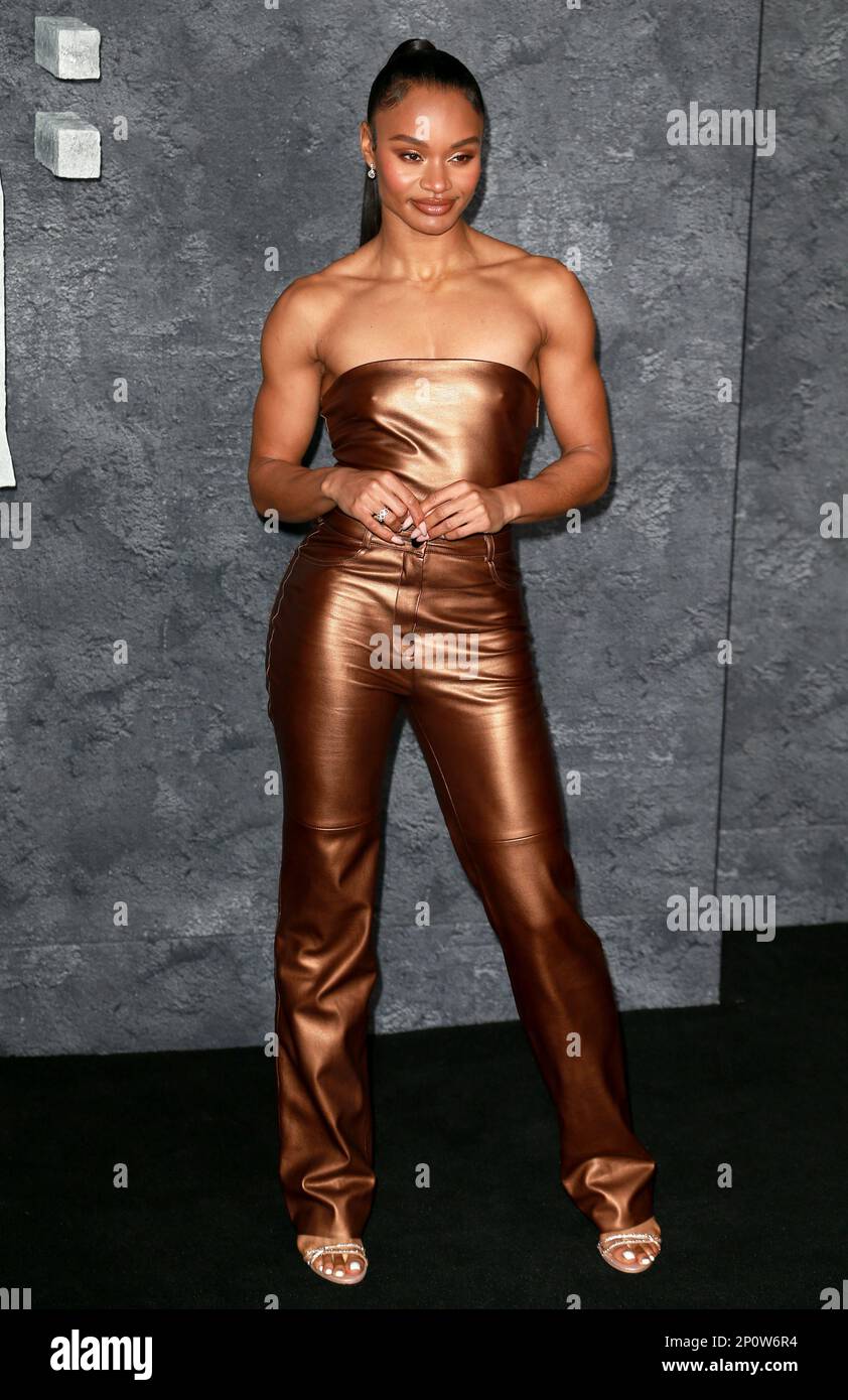 Imani-Lara Lansiquot attends the global premiere of Imani-Lara Lansiquot attends the global premiere of