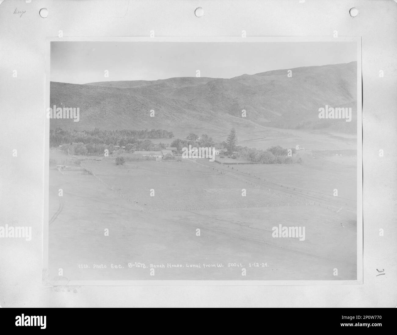 Hawaii - Lanai Island, Aerial Photograph Stock Photo - Alamy