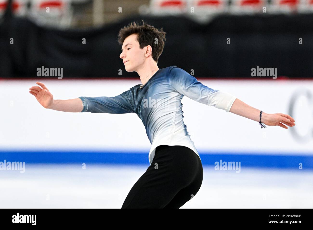 Calgary, Canada. 02/03/2023, Francois PITOT (FRA), during Junior Men ...