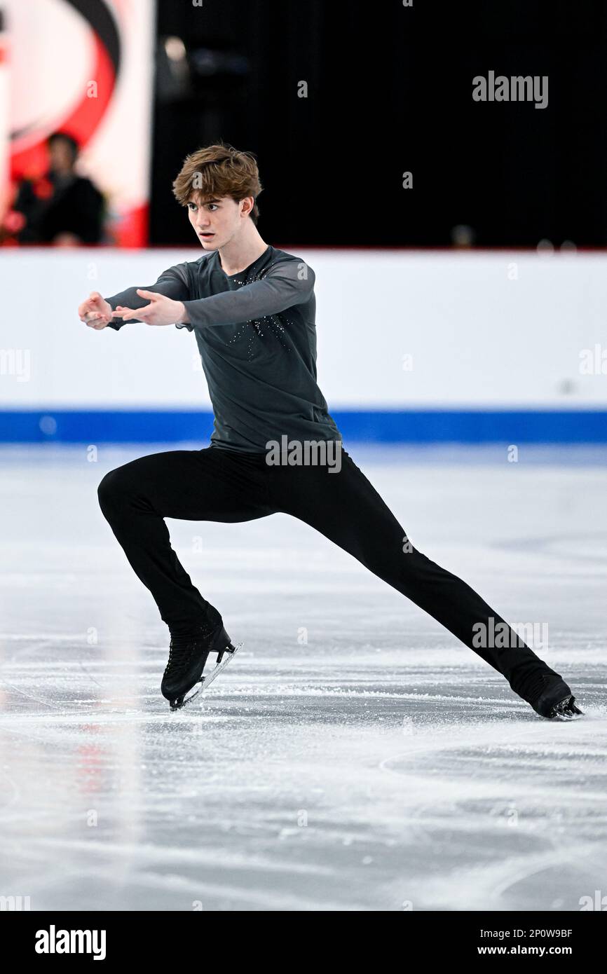 Calgary, Canada. 02/03/2023, Edward APPLEBY (GBR), during Junior Men ...