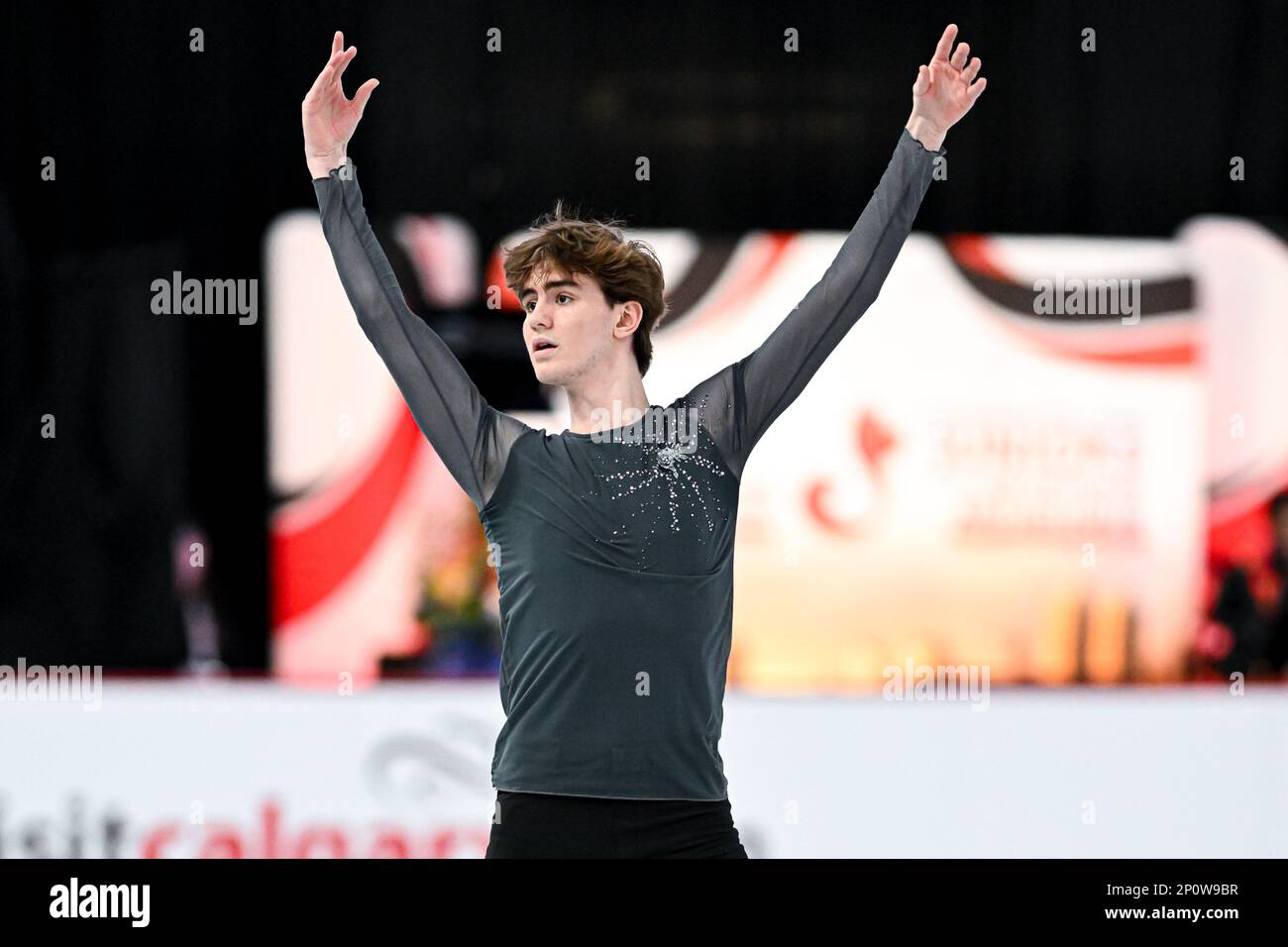 Calgary, Canada. 02/03/2023, Edward APPLEBY (GBR), during Junior Men ...
